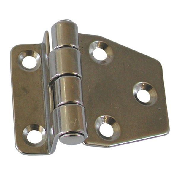AG 10mm Cranked Hinge in Stainless Steel 37mm x 48mm | ChasNewensMarine