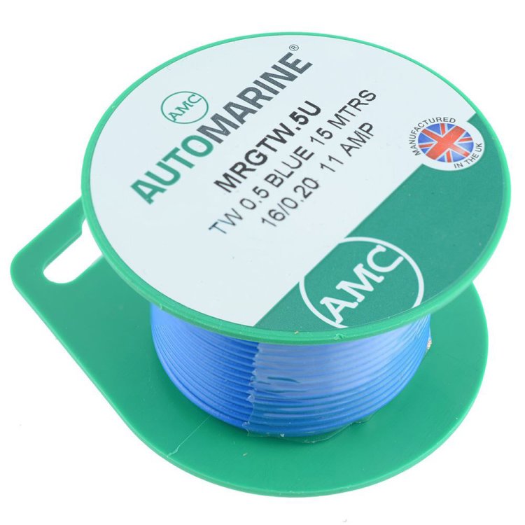 AMC Thin Wall Single Core Mini Reel Blue | ChasNewensMarine