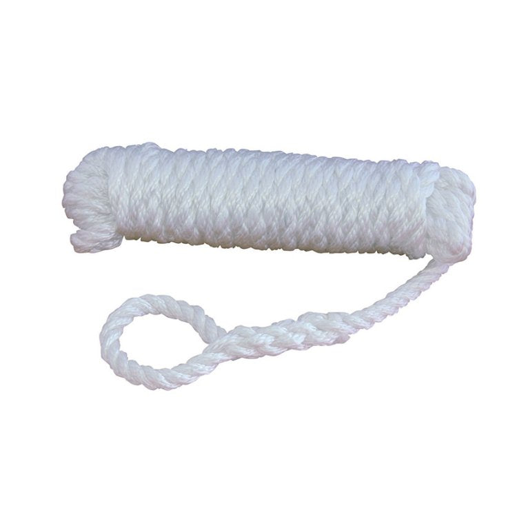 Polypropylene Fender Lines - White | ChasNewensMarine