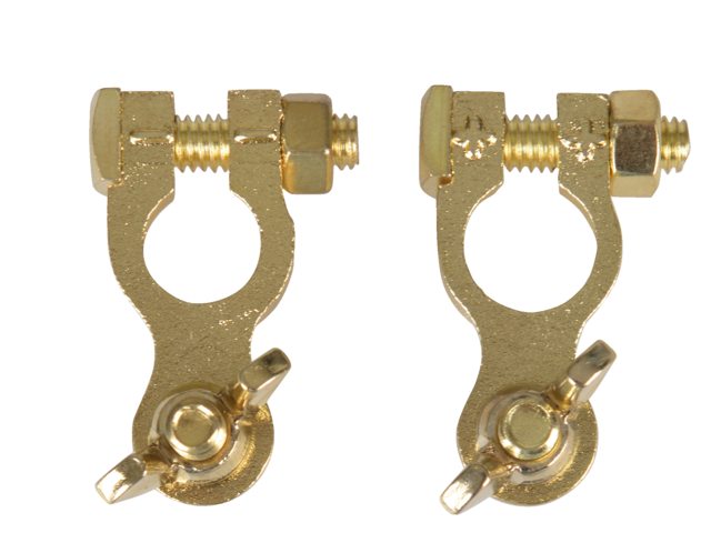 Battery Terminals With Wing nut by Talamex
