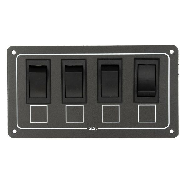 4 Way Switch Panel - GSSW04 4 WAY PANEL | ChasNewensMarine