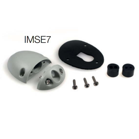 Side Entry Cable Gland Twin Entry Grey | ChasNewensMarine